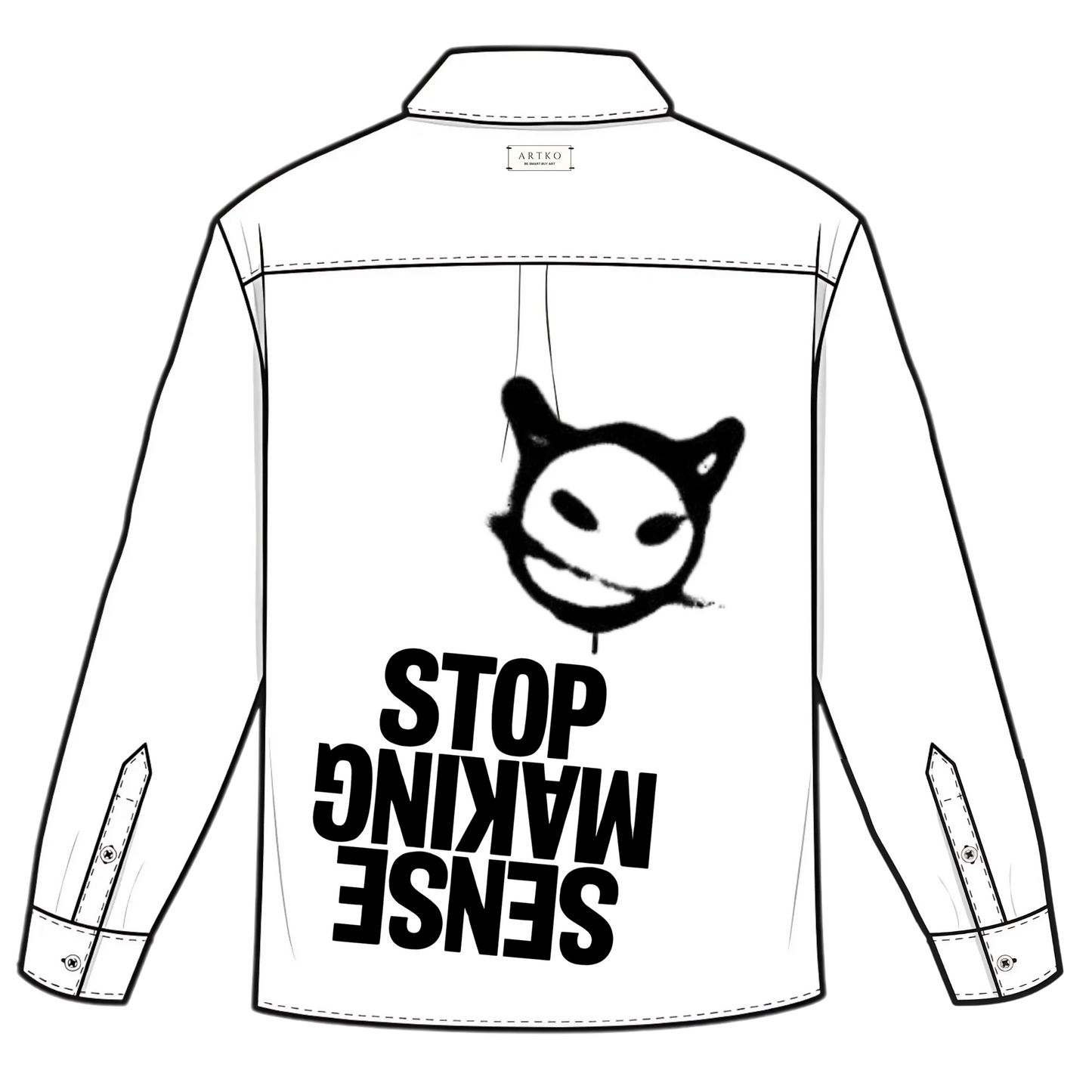 MAKING SENSE (B1): Mystery Shirt by Artko Café [UNISEX] – arxstudios.in